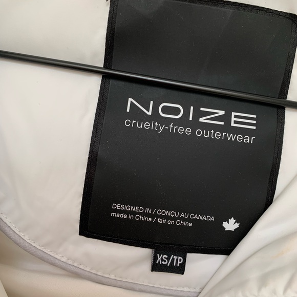 Noize | Jackets & Coats | Noize Belted White Puffer Jacket | Poshmark